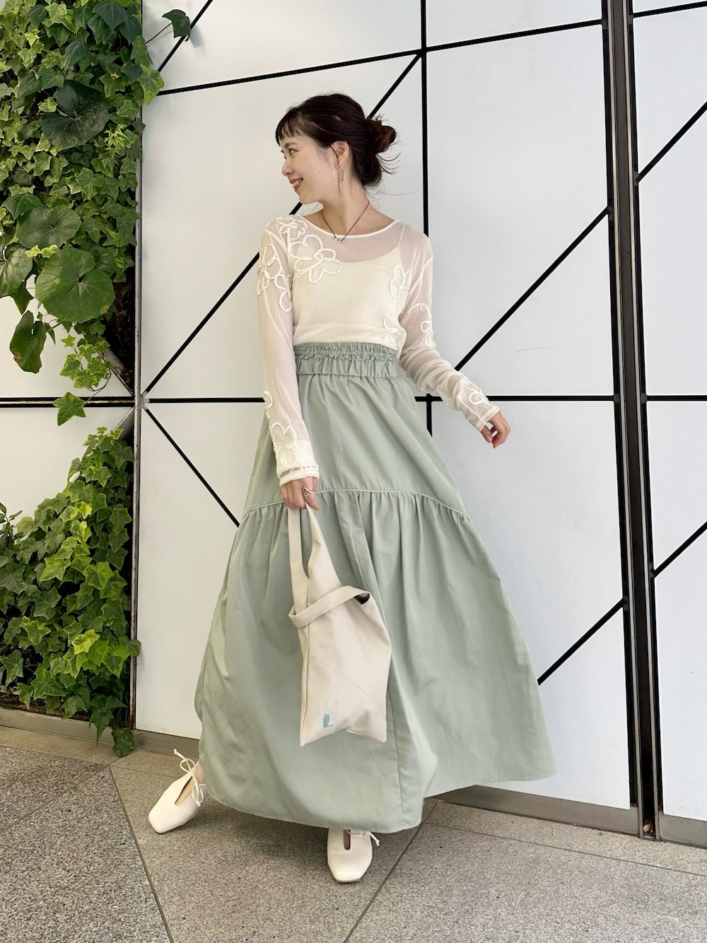 20 seasonal green skirt outfits! Carefully selected tops by color and ...