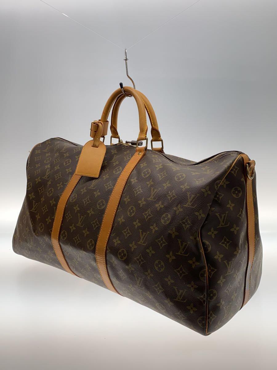 LOUIS VUITTON Keepall 55_Monogram Canvas_BRW PVC BRW from Japan | eBay